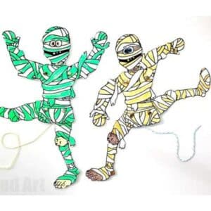 20 Cute Mummy Crafts for Halloween - Simply Full of Delight