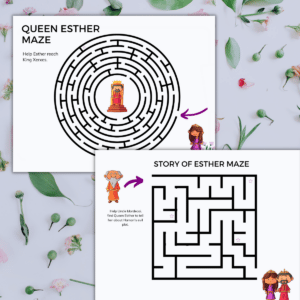 Queen Esther Coloring Page (Free Printable)