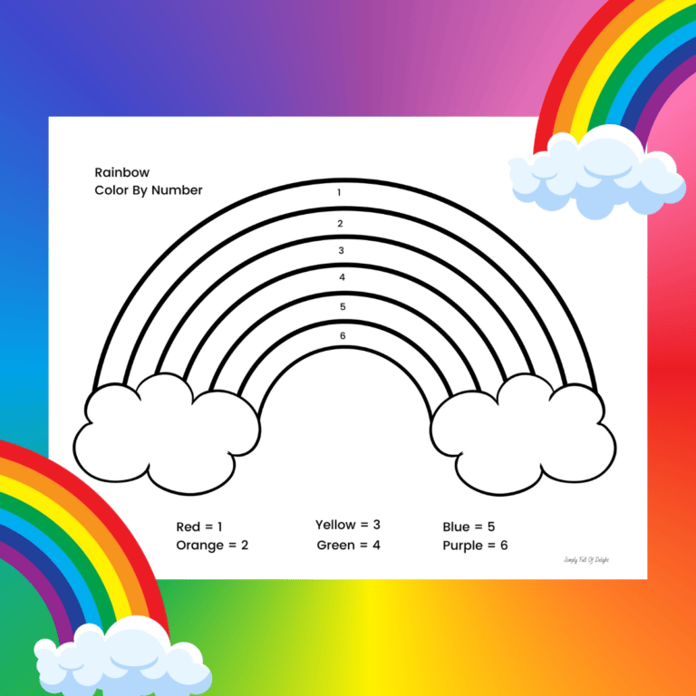 St. Patrick's Day Color By Number Worksheets (Free!) - Simply Full of ...
