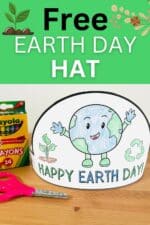 Free Earth Day Hat Printable for Kids - Simply Full of Delight