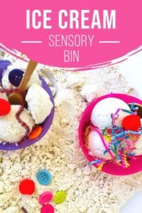 Easy Ice Cream Shop - a Preschool Summer Sensory Bin - Simply Full of ...
