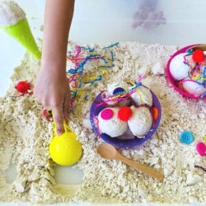 Easy Ice Cream Shop - a Preschool Summer Sensory Bin - Simply Full of ...
