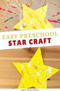 Easy Star Craft for Preschoolers (Free Star Template) - Simply Full of ...