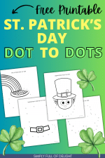 St. Patrick's Day Connect the Dots (Free Printables) - Simply Full of ...