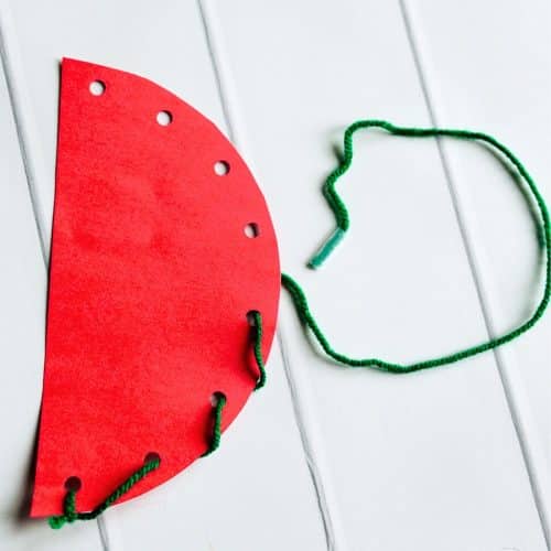 Easy Paper Watermelon Craft for Preschool - Simply Full of Delight