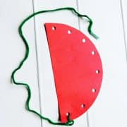 Easy Paper Watermelon Craft for Preschool - Simply Full of Delight