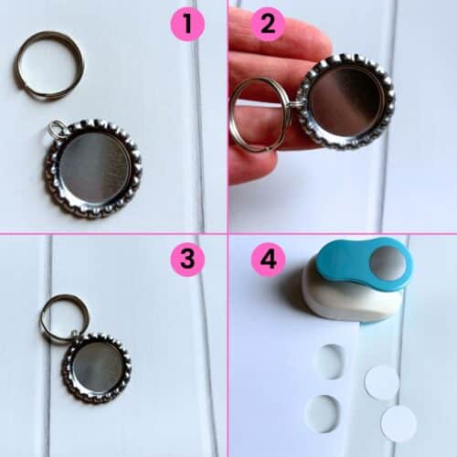 DIY Bottle Cap Keychain Craft for Kids (Super Easy!) - Simply Full of ...