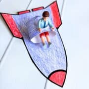 Easy Rocket Craft for Preschoolers (Free Template!) - Simply Full of ...