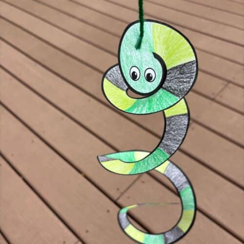 Printable Snake Craft for Kids (Free Template!) - Simply Full of Delight