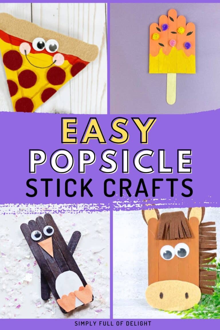 42 Easy DIY Popsicle Stick Crafts for Every Season - Simply Full of Delight