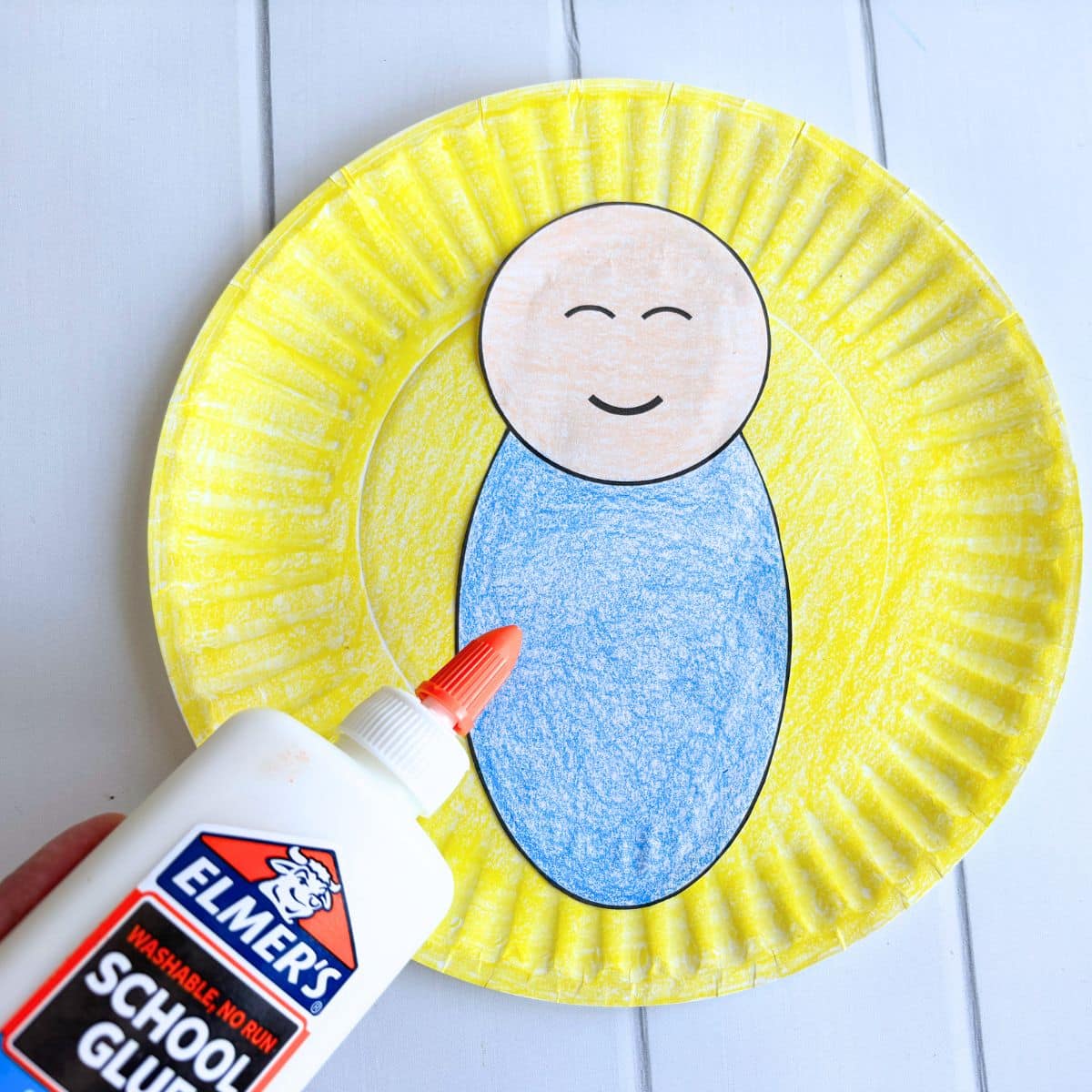 Easy Baby Jesus Craft for Kids (Free Printable!) - Simply Full of Delight