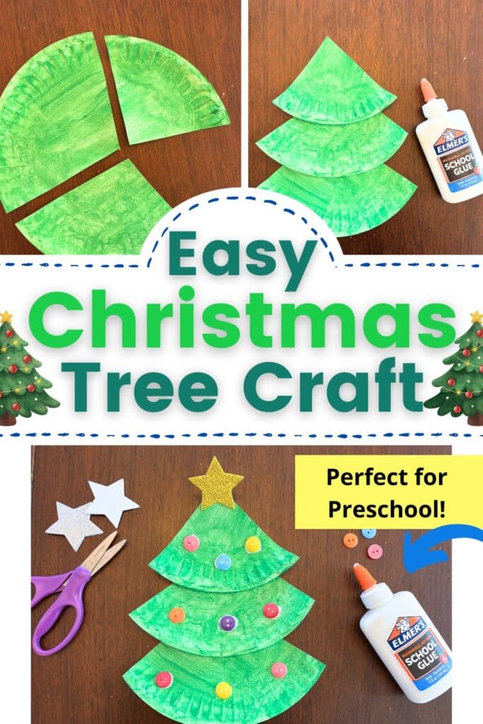 Easy Paper Plate Christmas Tree Craft for Kids! - Simply Full of Delight