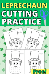 Leprechaun Cutting Skills Worksheets for St. Patrick's Day - Simply ...