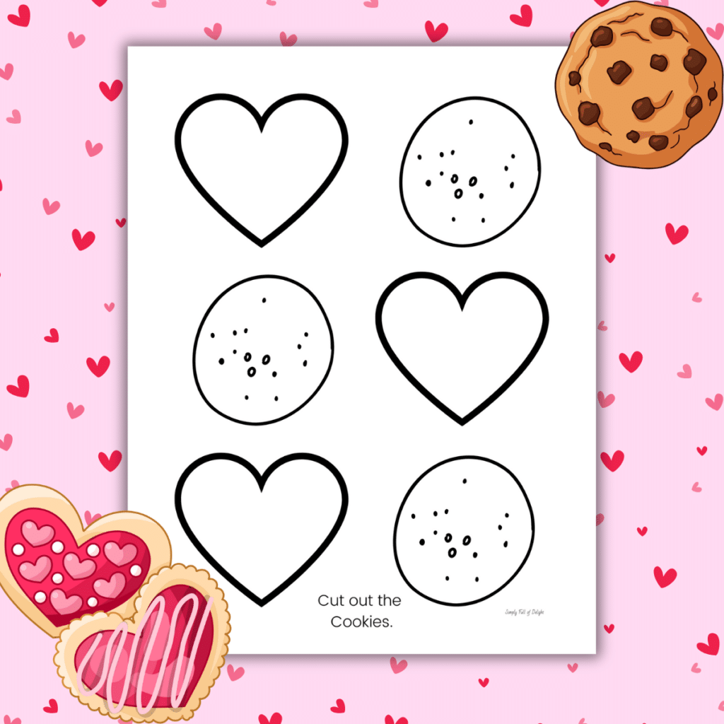 Valentine Cutting Skills Worksheets (Free Printable!) - Simply Full of ...