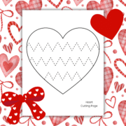Valentine Cutting Skills Worksheets (Free Printable!) - Simply Full of ...