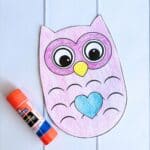 Easy Valentine Owl Craft for Kids (Free Printable!) - Simply Full of ...