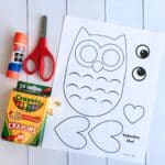 Easy Valentine Owl Craft for Kids (Free Printable!) - Simply Full of ...
