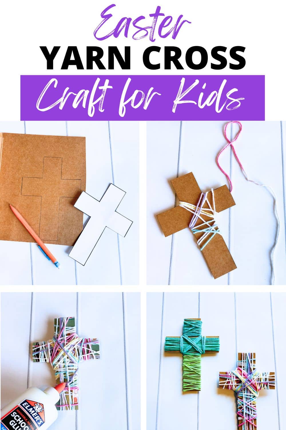 Easter Cross Craft for Preschoolers (Free template) - Simply Full of ...
