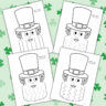 Leprechaun Cutting Skills Worksheets for St. Patrick's Day - Simply ...