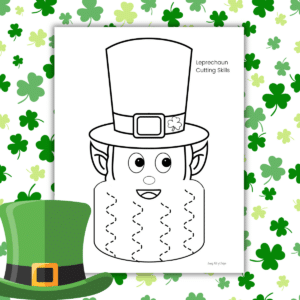 Leprechaun Cutting Skills Worksheets for St. Patrick's Day - Simply ...