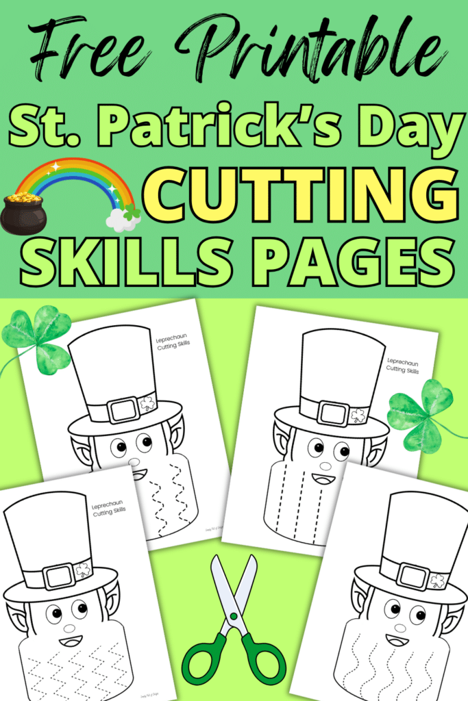 Leprechaun Cutting Skills Worksheets for St. Patrick's Day - Simply ...
