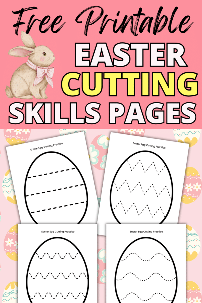 Easter Cutting Skills Worksheets (Free Printable!) - Simply Full of Delight