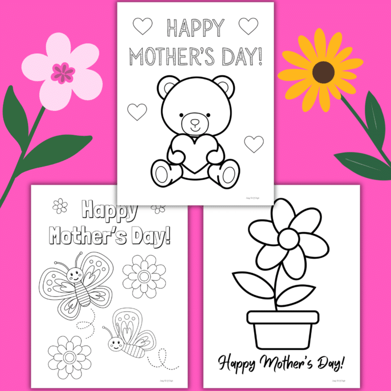 137 Cute Coloring Pages for Kids (Free Printables!)