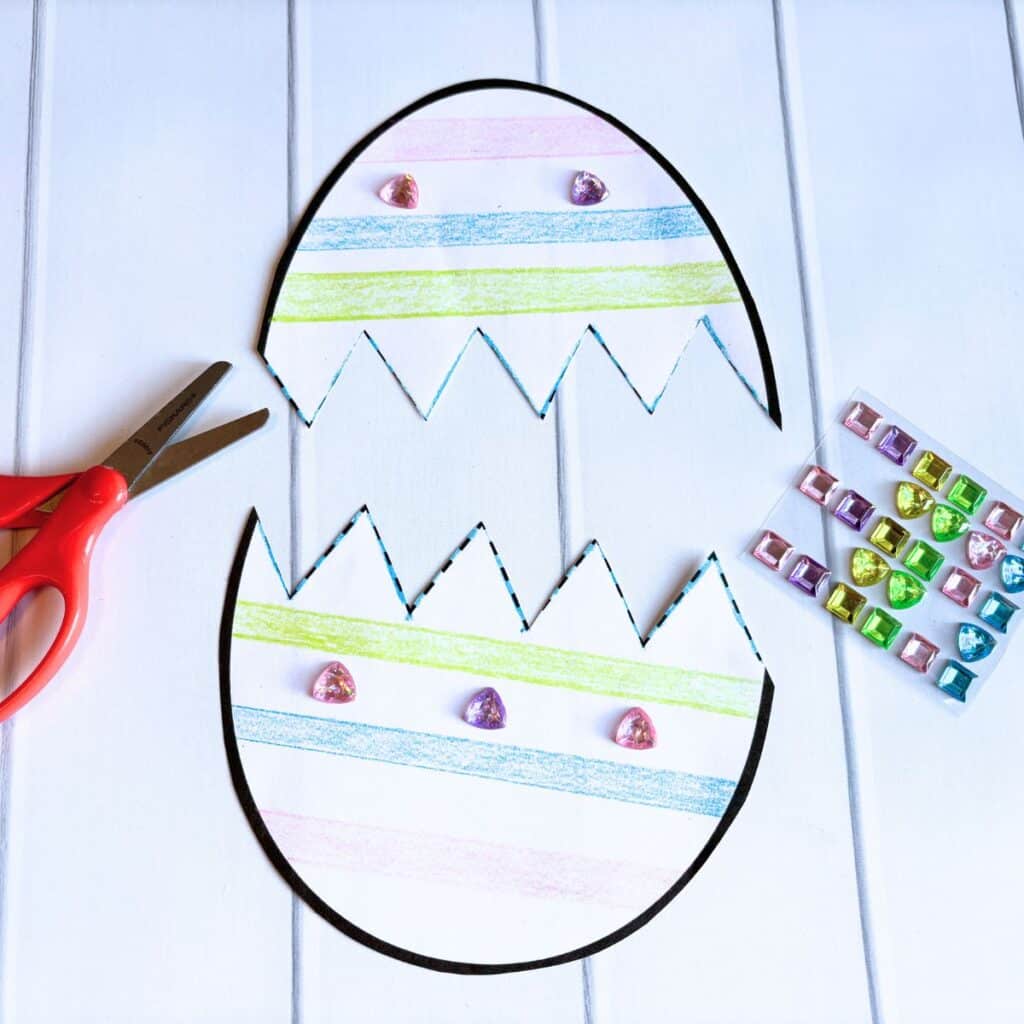 Bible Verse Easter Egg Craft for Kids - Free Printable - Simply Full of ...
